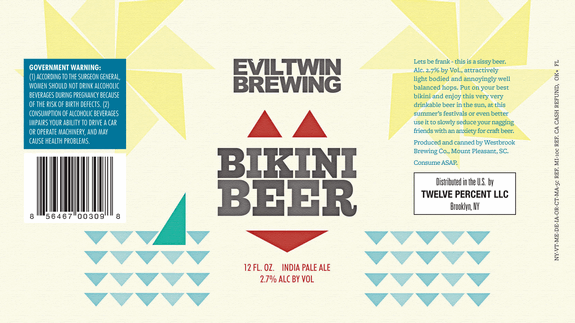 Evil Twin Bikini Beer - BeerPulse