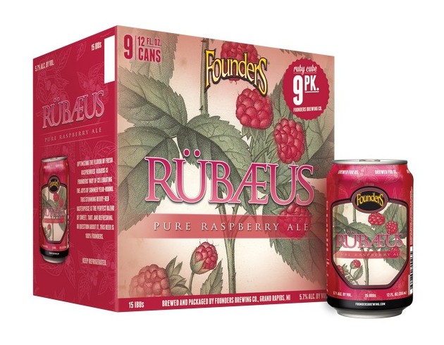 Founders Rubaeus coming to “Ruby Cube” 9-packs of cans - BeerPulse